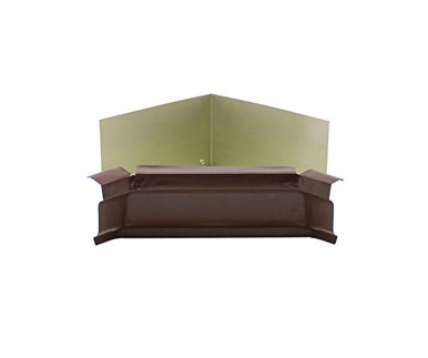 Extreme Mitre 5-Inch Aluminum Inside Miter Gutter Corner Mitre Brown ...
