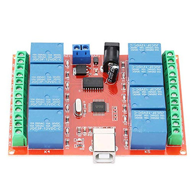 12V Relay Switch 12V 8-Channel Smart Relay Switch Computer USB ...