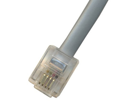 RiteAV - 30FT -9.1M- RJ11 Male to RJ11 Male 6P4C Phone Line Cord - Gray - Warehousesoverstock