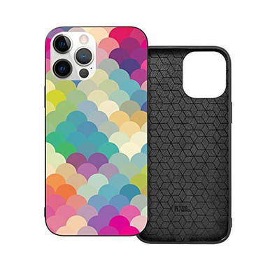 2021 New Compatible with New iPhone 12 Series CaseColorful Retro Style ...