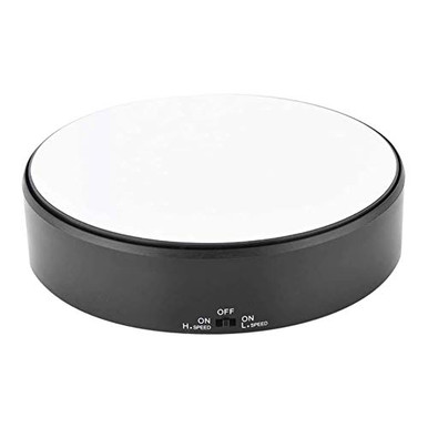Yyqtgz Rotary Display Stand Black Motorized Rotating Turntable Rotary ...