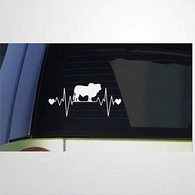 Brahman Heartbeat Lifeline Decal Brahma Stickers Car Decal Window Decal ...