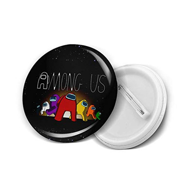 Among Us Free Pc Online Game Fun Badges Clothes Button Pins Black Day ...