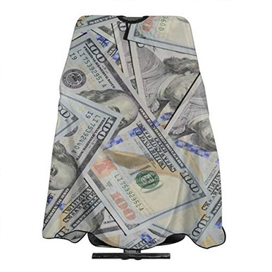 Professional Salon Cape Hundreds of 100 Dollar Bills Haircut Apron ...