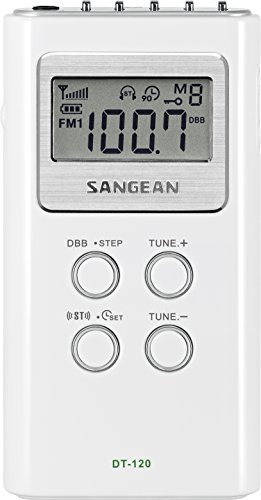 Sangean DT-120 AM/FM Stereo PLL Synthesized Pocket Receiver ...
