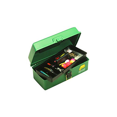 Plano One Tray Tackle Box Dark Green Metallic - Warehousesoverstock
