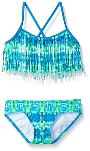 Kanu Surf Girls Big Kelly Beach Sport Fringe 2-Piece Bikini Swimsuit ...