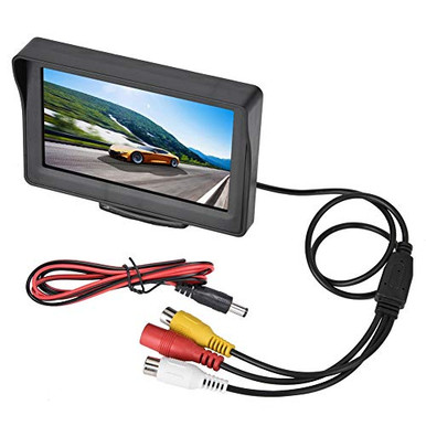 Tangxi Back Up Car Camera 4.3 inch Color LCD Car Display Rear View ...