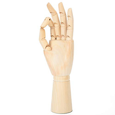 Wooden Mannequin Hand Model Posable Manikin Hand for Arts Drawing ...