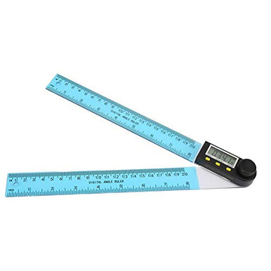 Jarchii -Xmas Present- Digital Protractor Ruler PVC 0-200mm Electronic ...