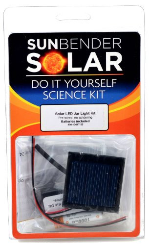 SunBender Do-it-Yourself Solar LED Jar Light Kit -Pre-Wired -Yellow ...