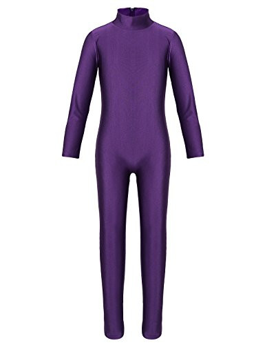 YiZYiF Kids Little Girls Boys Spandex Long Sleeve Full Body Unitard ...