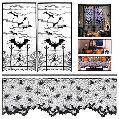 Funnideer Halloween Themed Party Lace Decorations Combination Polyester ...
