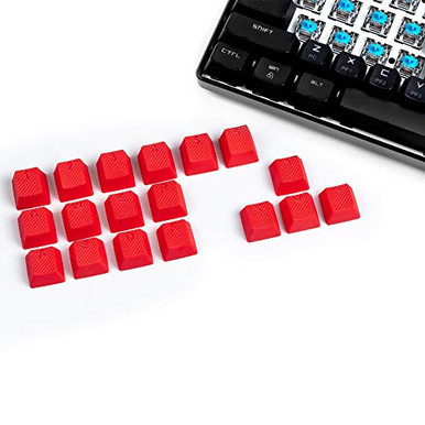 VULTURE Rubber Keycaps Cherry MX Double Shot Backlit 18 Keycap Set ...
