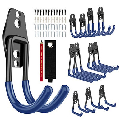 STURME Garage Hooks 12 Pack Garage Utility Storage Hooks Steel for Wall ...