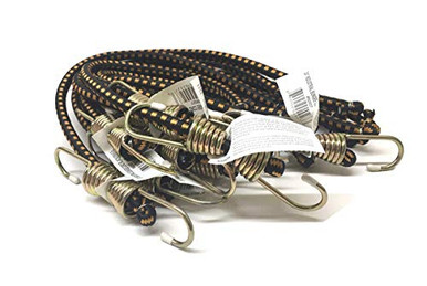 12 Pack Heavy Duty Industrial 24 inch Bungee Cords 2/5-Inch Diameter ...