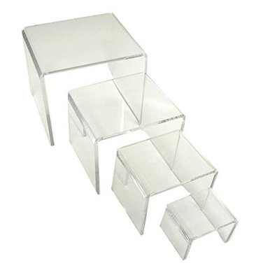 Marketing Holders Riser Acrylic Premium Showcase Display Stand Trade ...