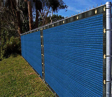 Ifenceview 4x8 Blue Shade Cloth/Fence Privacy Screen Fabric Mesh Net ...