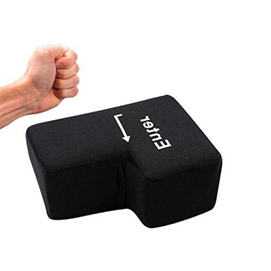 ZJWD Black Hand USB Big Computer Supersized Enter Button Desktop Nap ...