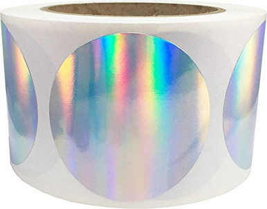 Holographic Silver Color Coding Labels for Organizing Inventory 2.5 ...