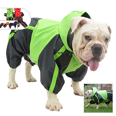Lovelonglong American Bully Pitbull Dog Hooded Raincoat Bulldog Rain ...