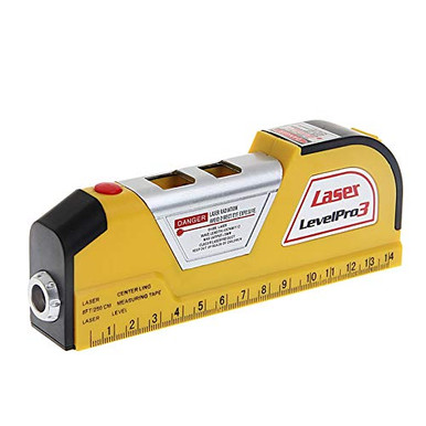 Measuring Laser Level Line Ruler - LV02 Laser Level Horizontal Vertical ...