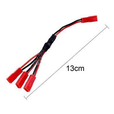 COOLSKY RC ESC Power Cable Y-Shape JST Female Shunt Line for RC Car ...