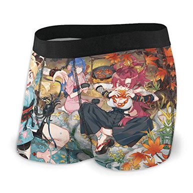 Azur Lane Mens Underwear Stretch Boxer Brief Low Rise Short Cut Boy ...