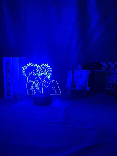 3D Night Light Illusion LED Anime Decor Lamps USB Hunter X Hunter Anime ...