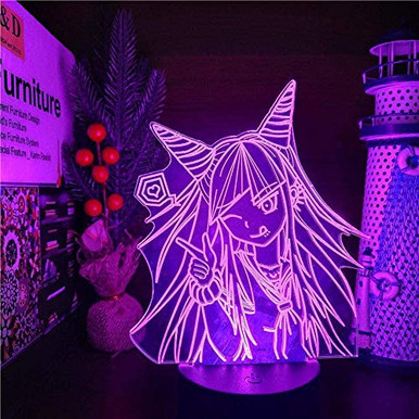 3D Night Light Illusion LED Anime Decor Lamps USB Danganronpa Mioda ...