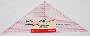 Sew Easy 7 1/2 Inch x 15 Inch 90 Degree Triangle Quilt Ruler NL4172 ...