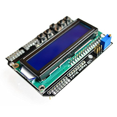 Xia Fly LCD Keypad Shield LCD1602 LCD 1602 Module Display ATMEGA328 ...