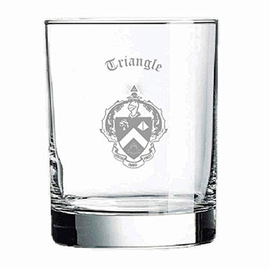 Triangle Fraternity Old Style Glass Transparent - Warehousesoverstock
