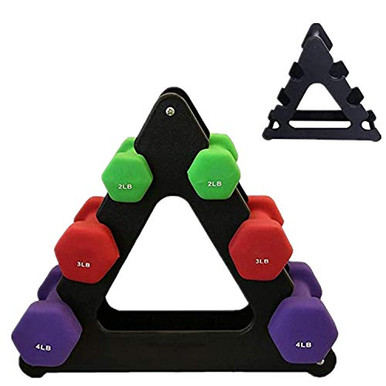 YHBAO Dumbbell Rack Stand 3 Tier Dumbbells Hand Weights Sets Holds 30 ...