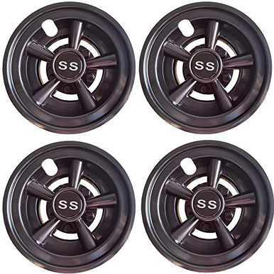 Dr.Acces Golf Cart 8 inch SS Wheel Covers Hub Caps Set of 4PCS Fits on ...