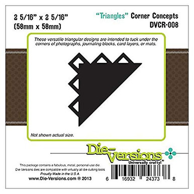 Die-Versions Corner Concepts - Triangles Multi-Colour - Warehousesoverstock