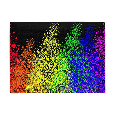 INTERESTPRINT 252 Pieces Rectangle Puzzles Rainbow Red Orange Yellow ...
