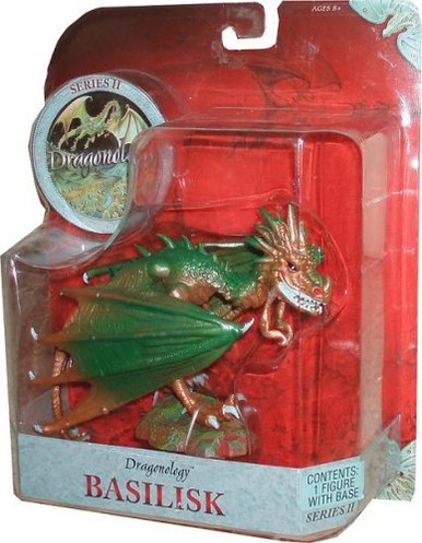 Dragonology 5 Inch Tall Dragon Figure - Basilisk with Display Base ...