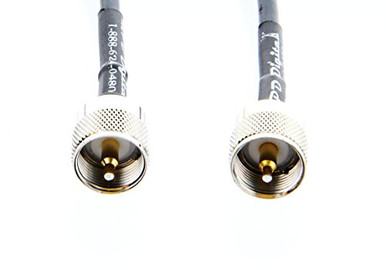 US Made PL259 UHF Male Jumper - Andrew Commscope CNT-240 Coaxial Cable ...