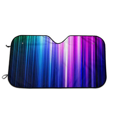 Durable Glow Light Blue Auto Windwhield and Side Sun Shades for Car ...