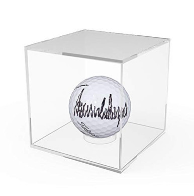 FixtureDisplays 6PK Acrylic Display Case 3.4 inch Cube Baseball Display ...