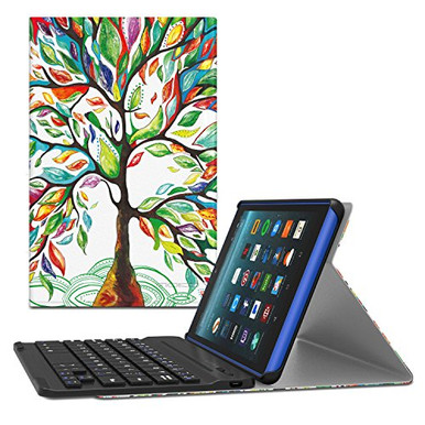 MoKo Keyboard Case for All-New Amazon Fire 7 Tablet - Wireless Keyboard ...