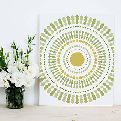 Cutting Edge Stencils Funky Wheel Craft Stencil - DIY Craft Decor ...