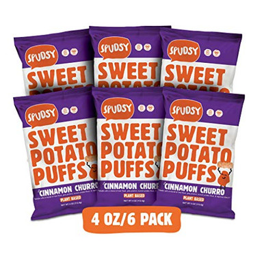 Spudsy Sweet Potato Puffs - Vegan Gluten Free Snacks - Plant-Based ...