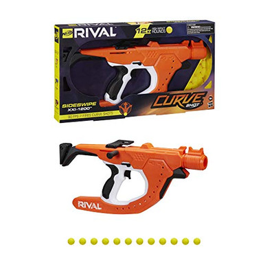 NERF Rival Curve Shot Sideswipe XXI-1200 Blaster Fire Rounds to Curve ...