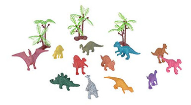 Wild Republic Mini Dinosaur Polybag Kids Gifts T-Rex Triceratops ...