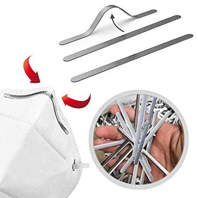 Aluminum Strips Nose WireNose Bridge for Mask Metal Flat Nose Clips ...
