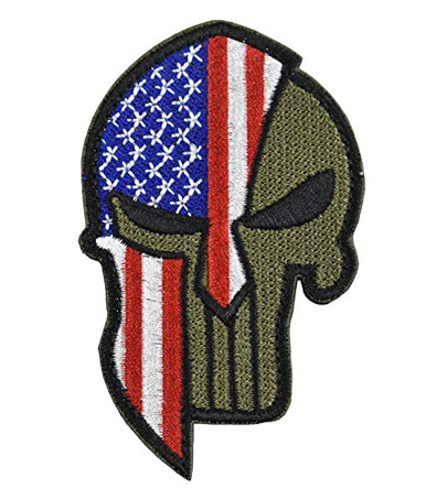 Tactical Morale Patch Embroidered /3D PVC Rubber Patch -USA Flag with ...