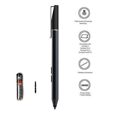 Surface Pen,Surface Stylus Pen with 1024 Levels of Pressure Sensitivity ...