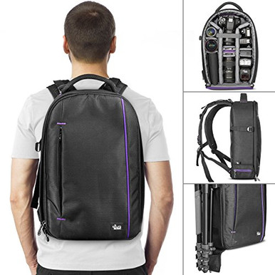 DSLR Camera and Mirrorless Backpack Bag by Altura Photo for Camera and ...